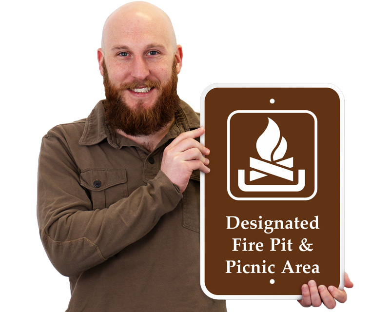 Campfire Signs for Campgrounds