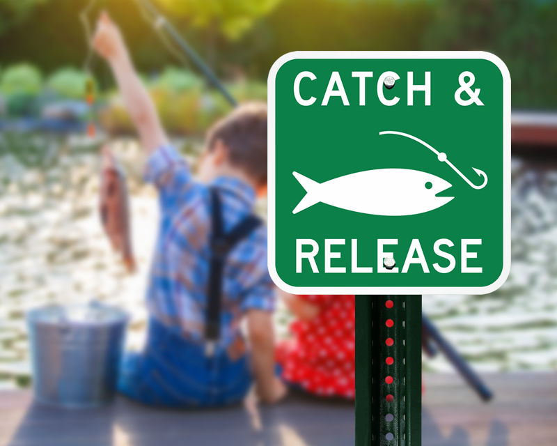 Fishing Signs - Catch and Release Signs