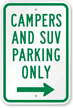 RV Signs | Trailer Signs - RV & Trailer Parking Signs